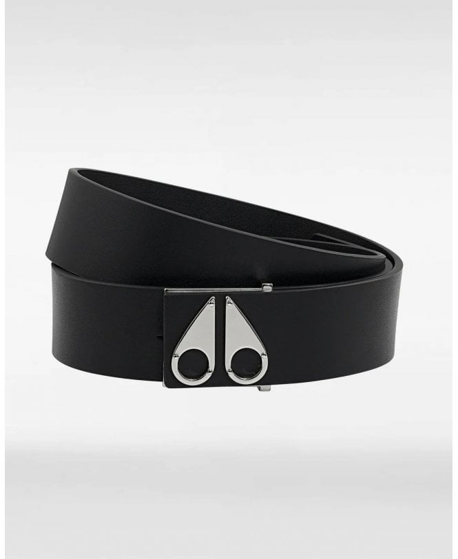 Moose Knuckles ICON SILVER BELT - Belts from Jonathan Trumbull UK